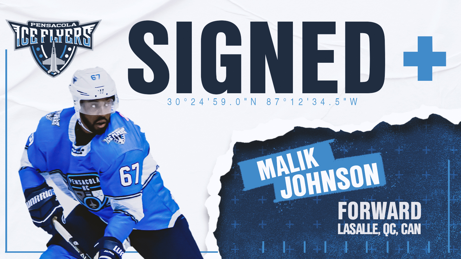 Malik Johnson Ready For another Ice Flyers Season