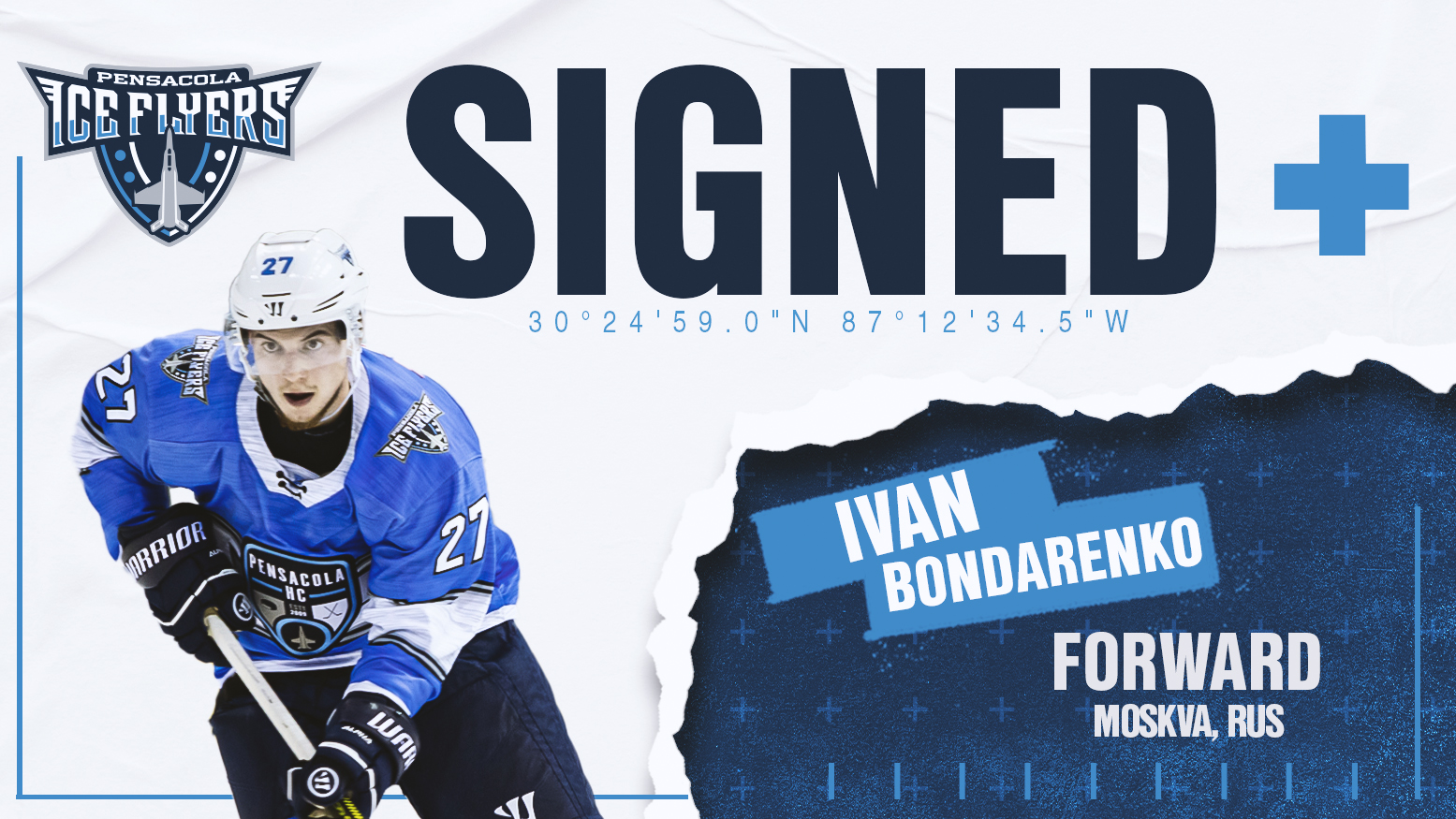Ivan Bondarenko Returns For His Second Season With Pensacola | Pensacola Ice Flyers