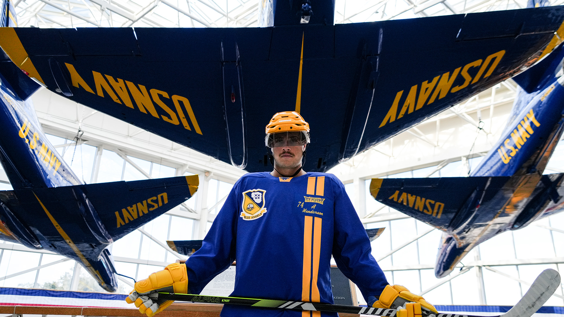 Gallery: Ice Flyers Visit Blue Angels Hangar and Naval Aviation Museum ...