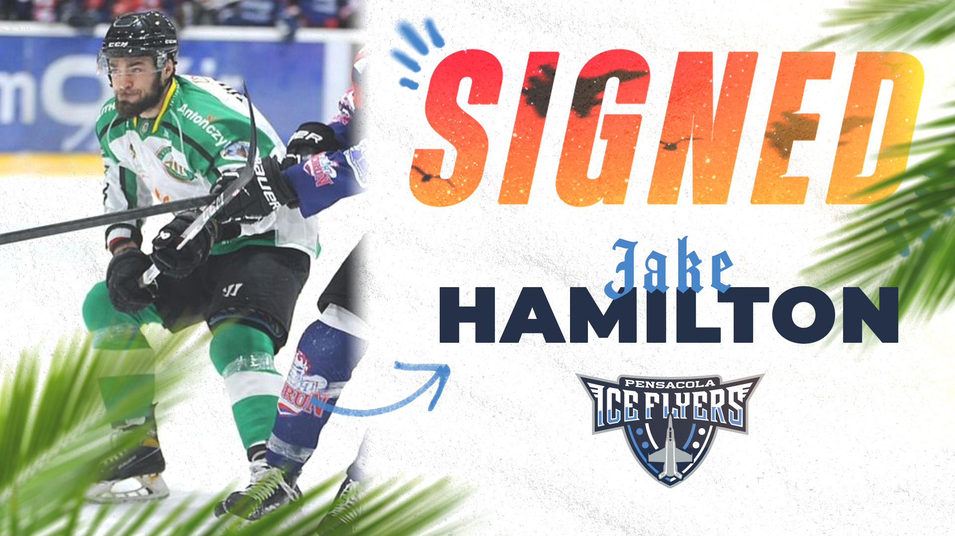 Ice Flyers Agree To Terms With Veteran Defenseman Jake Hamilton