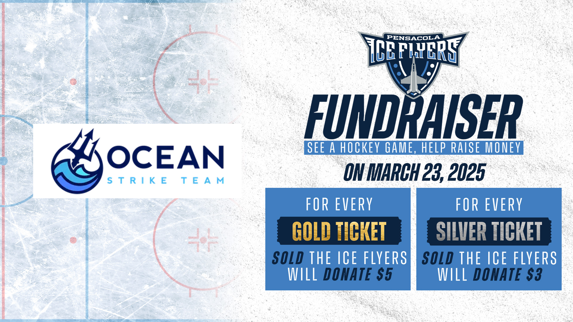 Ocean Strike Team Fundraiser | Pensacola Ice Flyers